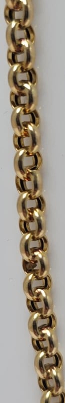 9ct Yellow Gold 21" Belcher Chain Chain Necklace 8.4G | 019300244193 ...
