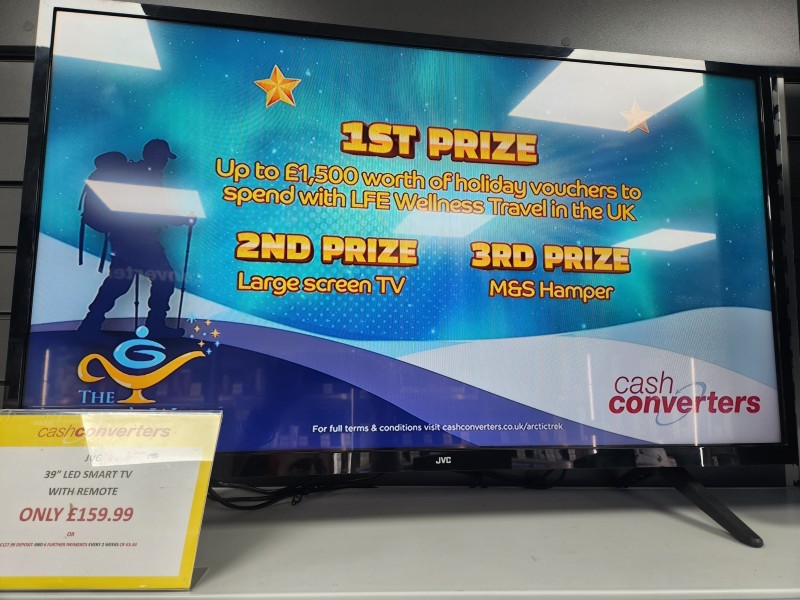 Jvc 39" Led Smart TV With Remote Black | 049500120053 | Cash Converters