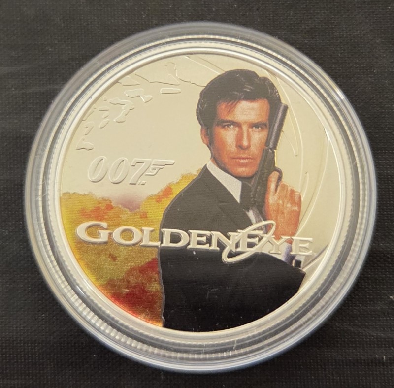 James Bond 007 Goldeneye 2021 Sliver Coin Silver | 048500392197 | Cash ...