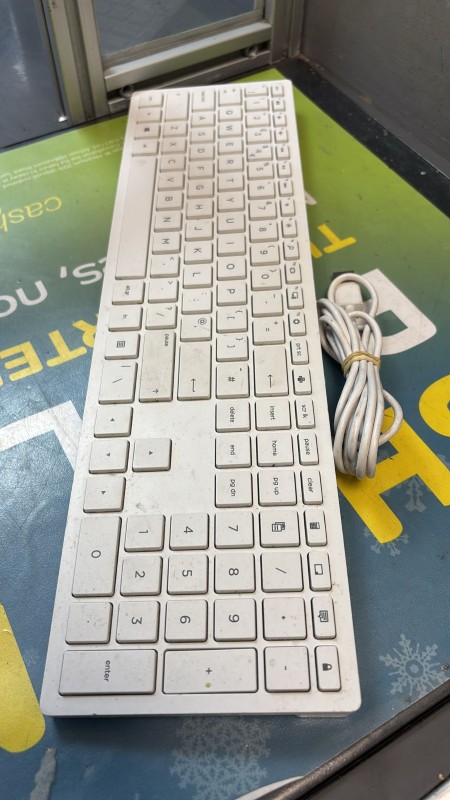 HP, PC White Wireless Keyboard Tpc-C002k, White | 046800069634 | Cash ...