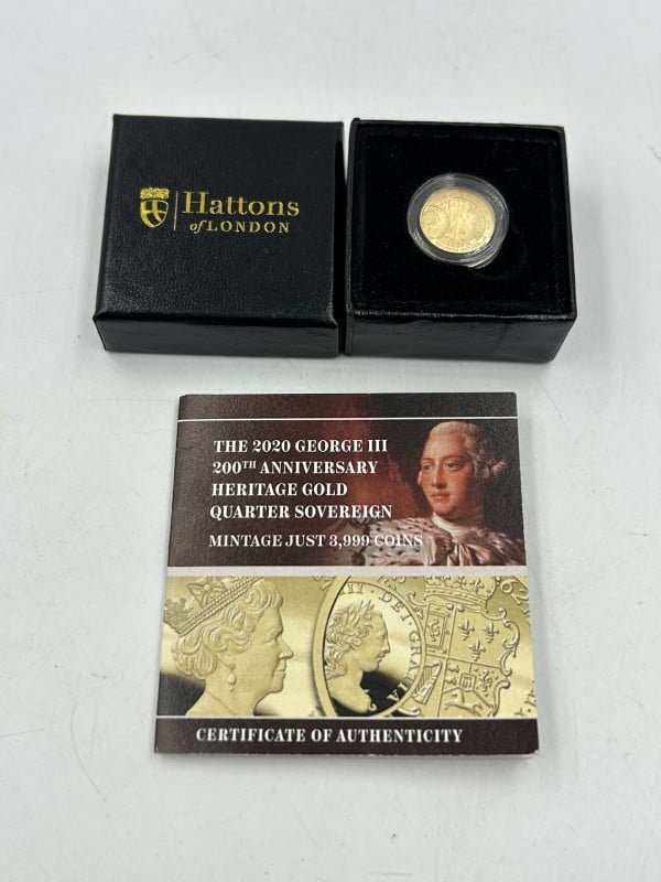 Hattons Of London The 2020 George Iii 200Th Anniversary Heritage Gold ...