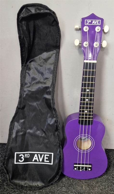 3rd Ave Soprano Ukulele Purple | 030700178540 | Cash Converters