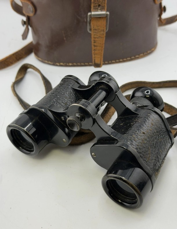 Carl Zeiss Jena Turact 8X40 Binoculars With Original Leather Case ...