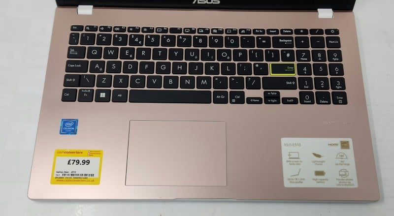 Asus E510 Intel Celeron 4GB 64GB Pink | 059300011480 | Cash Converters