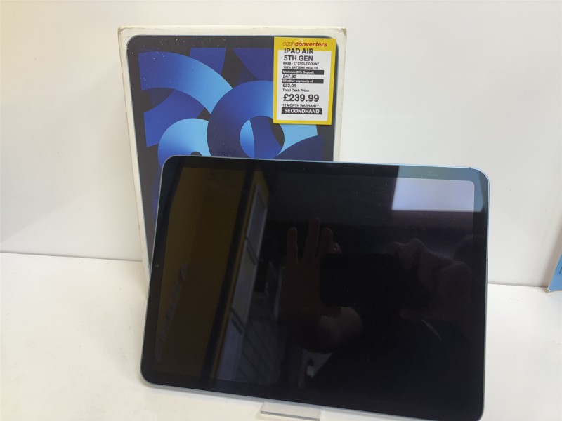 Apple iPad 5th Gen iPad Air 5th Gen 64GB / Unlocked / 100% Battery ...