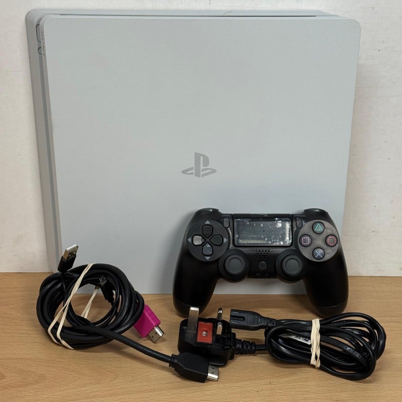 Ps4 Slim Console - 500GB (White) With 3rd Party Controller Playstation ...
