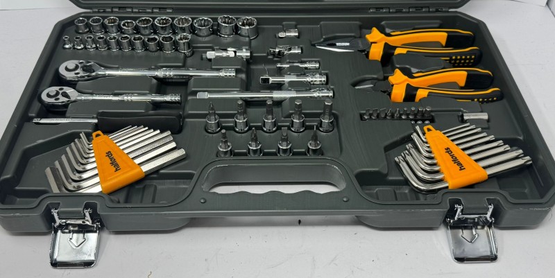 Halfords Garage Tool Kit 92 Piece Tool Kit Orange | 046600090001 | Cash ...
