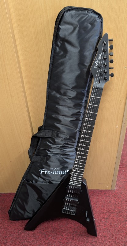 Freshman V Shape Electric Guitar Black | 049900093254 | Cash Converters