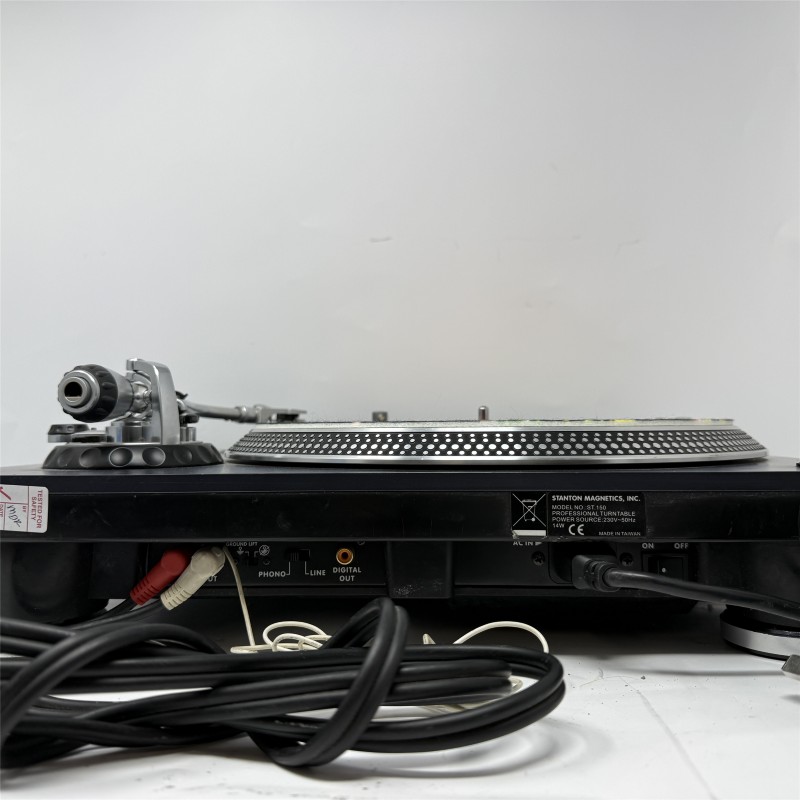 Stanton St.150 Professional High-Torque Direct Drive Dj Turntable Black ...