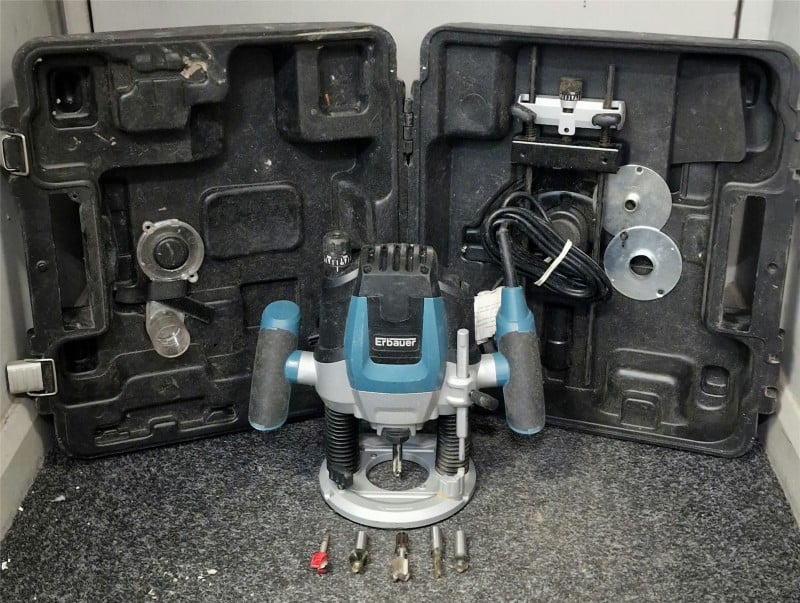 Erbauer Trim Router 240V With Case | 030700178212 | Cash Converters