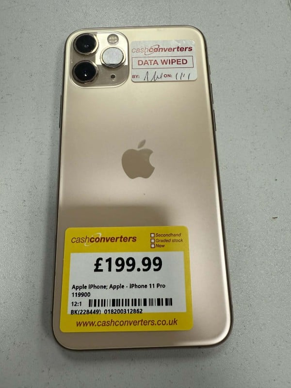 Apple iPhone 11 Pro 64GB Gold | 018200312862 | Cash Converters