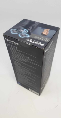 Silvercrest Rechargeable Wet & Dry Rotary Shaver (New & Boxed) Black ...