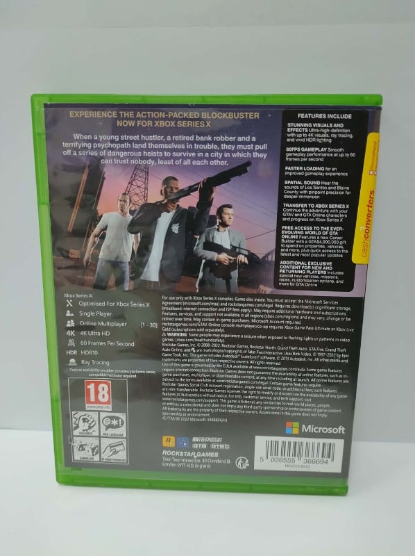 Grand Theft Auto 5 Xbox One | 018200312850 | Cash Converters