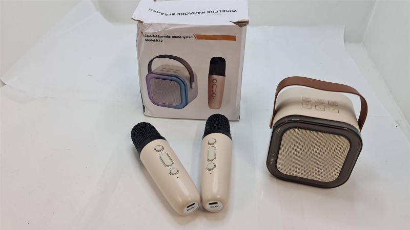 Colourful Karaoke Machine K12 White | 019300246091 | Cash Converters