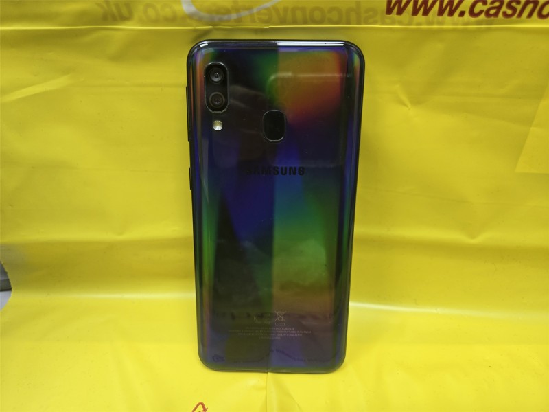 Samsung A40 (Smartphone - Other) Samsung, A40, Serial #: , Black 64GB ...