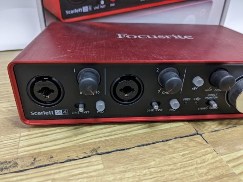 Focusrite - Boxed Scarlett 2I4 2nd Generation 2- In/4 Out Usb Audio ...