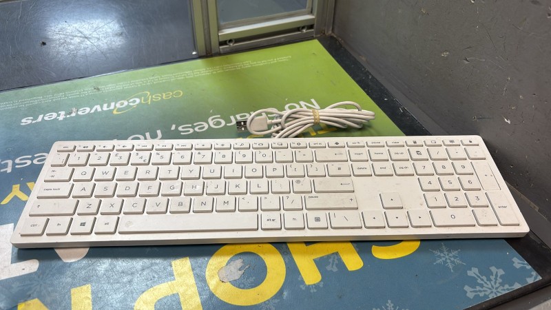 HP, PC White Wireless Keyboard Tpc-C002k, White | 046800069634 | Cash ...