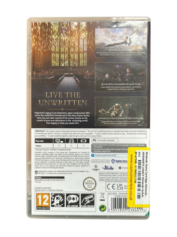 Hogwarts Legacy Nintendo Switch | 017800221788 | Cash Converters