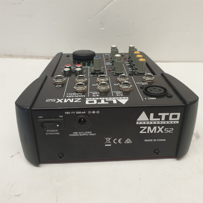 Alto Professional Zmx52 Compact 5 Channel Audio Mixer. | 038600319361 ...