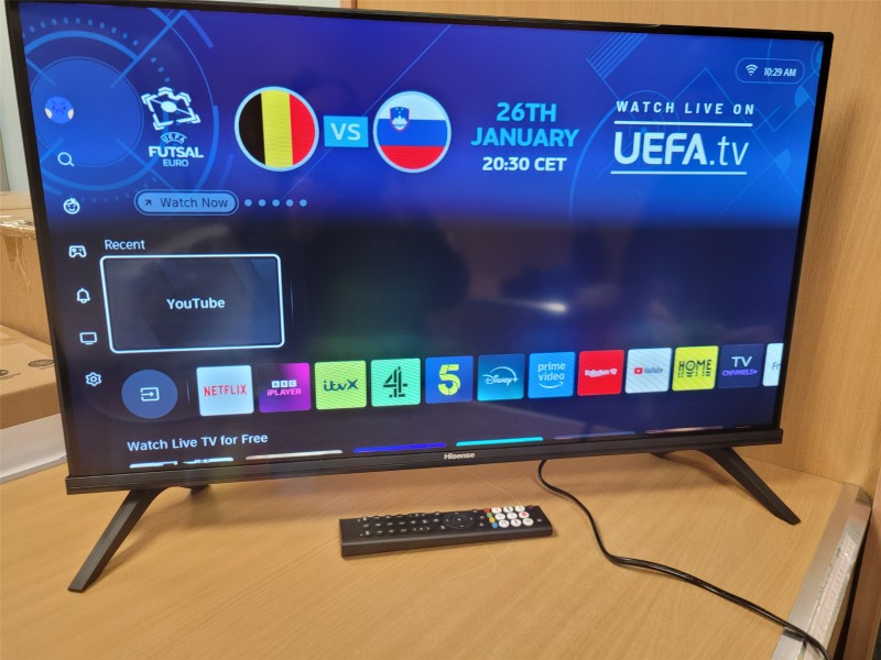 Hisense 32A4qtuk Led HD Ready Smart TV With Freely 32 1080P Black ...