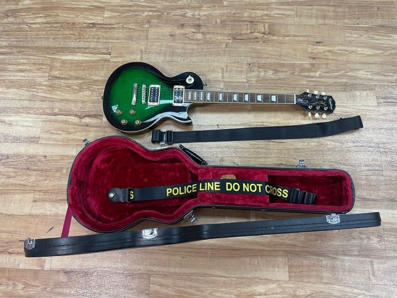 Epiphone Slash Signature Les Paul Standard Anaconda Burst Green ...