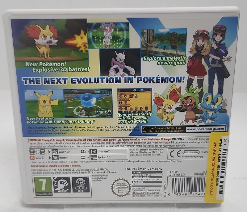Pokemon X Nintendo 3DS | 059300016780 | Cash Converters