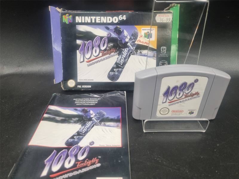 1080 Degrees Snowboarding (Boxed W/Manual) Nintendo 64 | 059600003527 ...