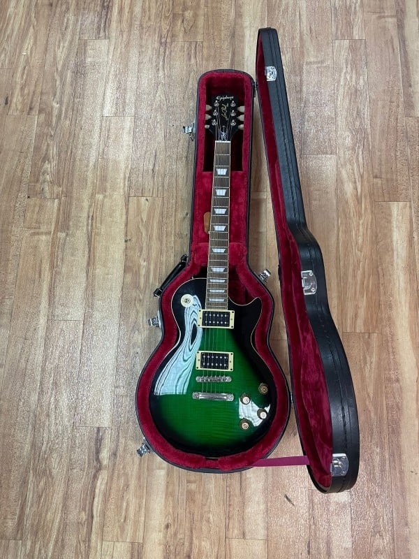 Epiphone Slash Signature Les Paul Standard Anaconda Burst Green ...