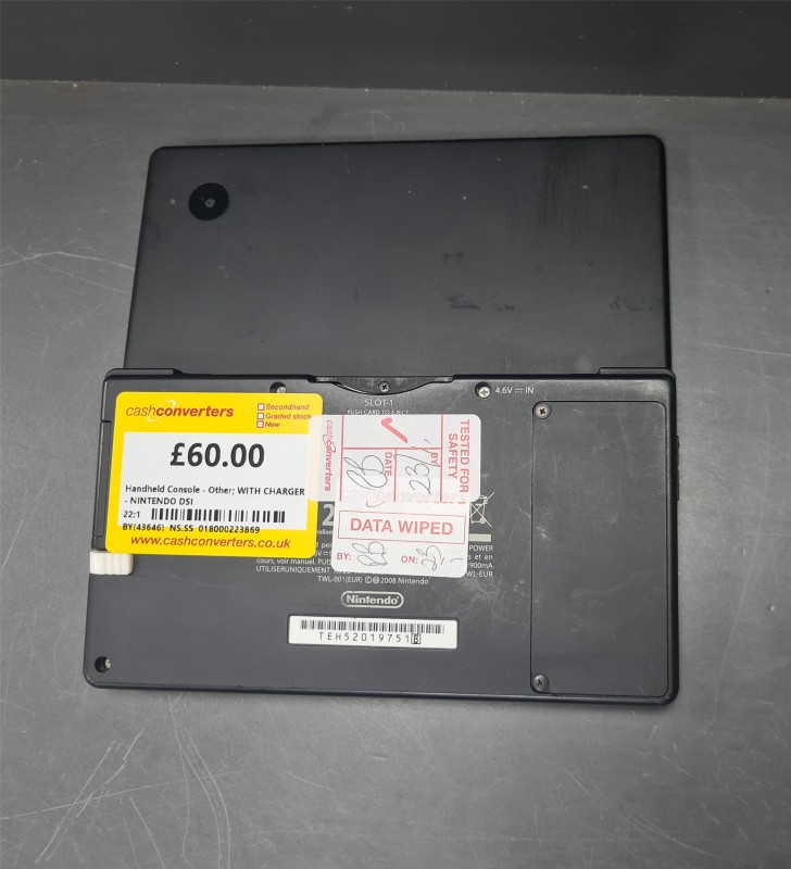 Nintendo Dsi Black | 018000223869 | Cash Converters