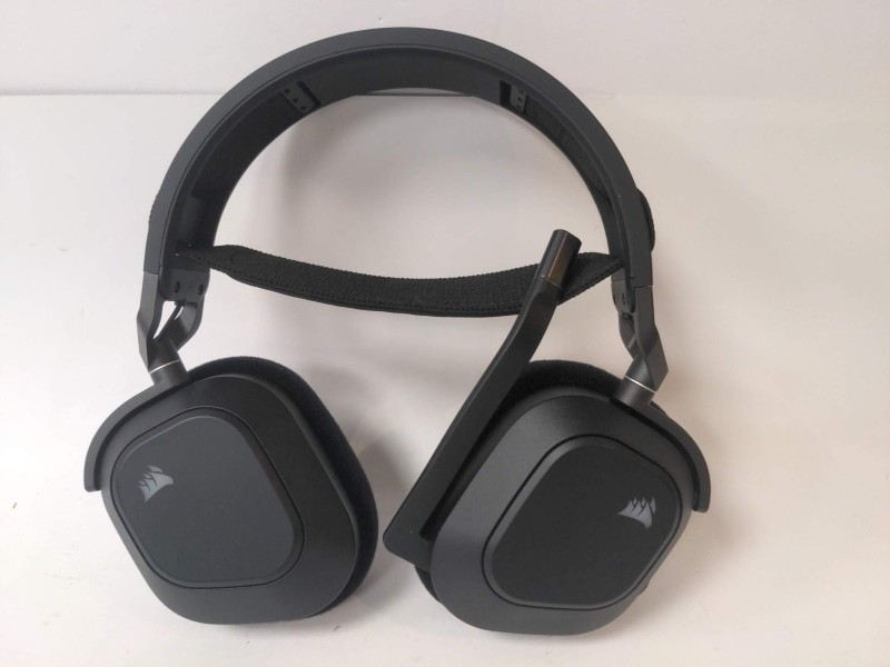 Corsair Hs80 Rgb Wireless Gaming Headset Carbon Black +Usb Dongle Black ...