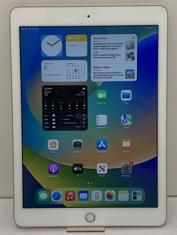 Apple iPad 5th Generation Tablet 64GB Storage Wifi Only iPad 5th Gen ...