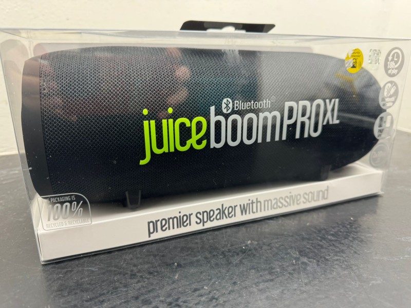 Juice Boom Pro XL Bluetooth Speaker Black | 019800146440 | Cash Converters