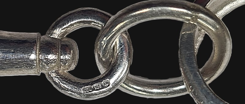 **Brand New 9.5" Patterned Belcher Bracelet Silver Bracelet 52.8G ...