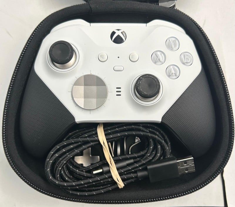Elite White Series 2 Core Controller W/Thumbstick Tool - Boxed Xbox One ...