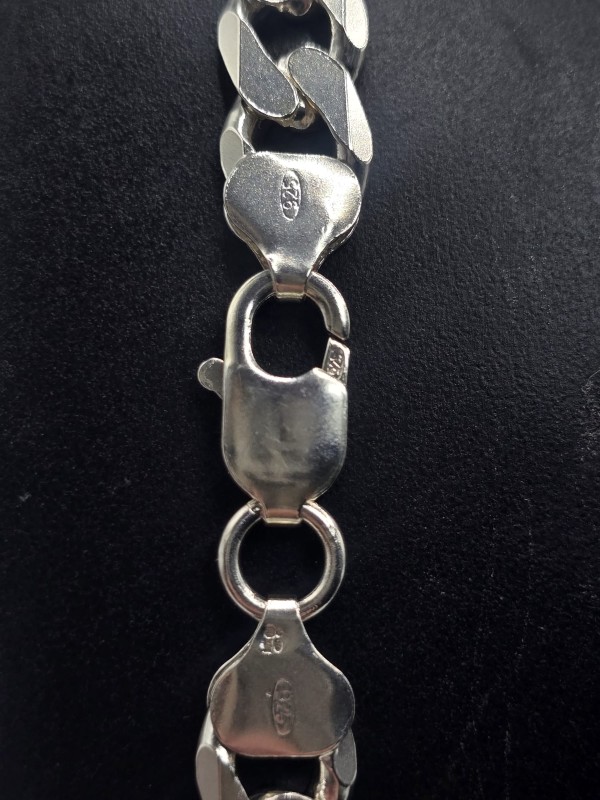 Silver 22'' Curb Chain Necklace Chain 62.4G | 020700386244 | Cash ...