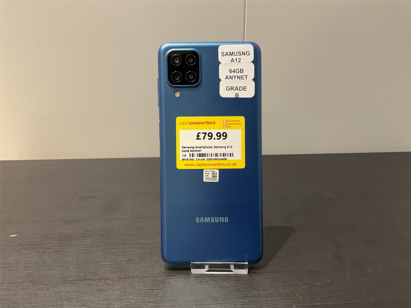 Samsung A12 Anynet 64GB Blue | 059100034408 | Cash Converters