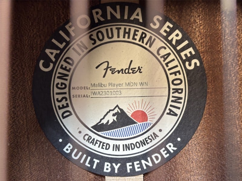 Fender Malibu Player Mdn Wn Blue | 015700296410 | Cash Converters