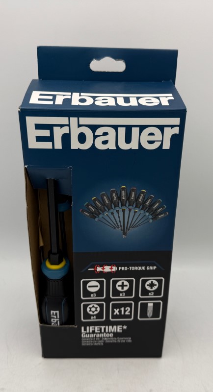 Erbauer 12 Piece Standard Mixed Screwdriver Set | 035700124202 | Cash ...