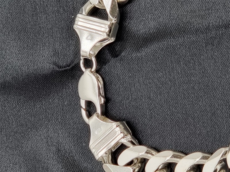 9'' Curb Chain Bracelet Silver Bracelet 65.8G | 016500272772 | Cash ...