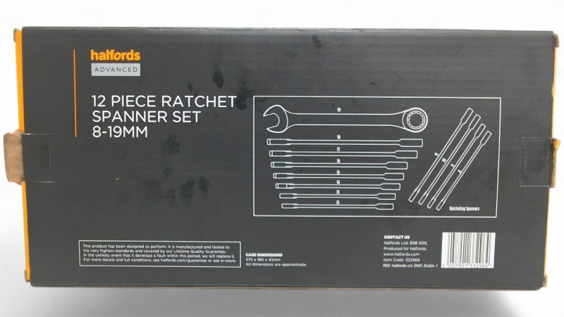 Spanner Set Halfords 12 Piece Ratchet Set | 020800216172 | Cash Converters