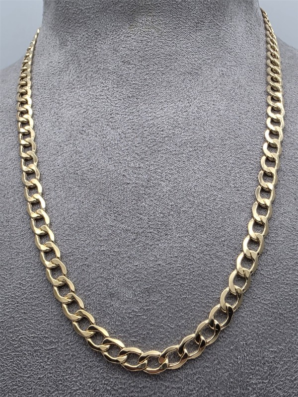 9ct Yellow Gold 20" Curb Chain Necklace 51cm 10G | 057000053102 | Cash ...