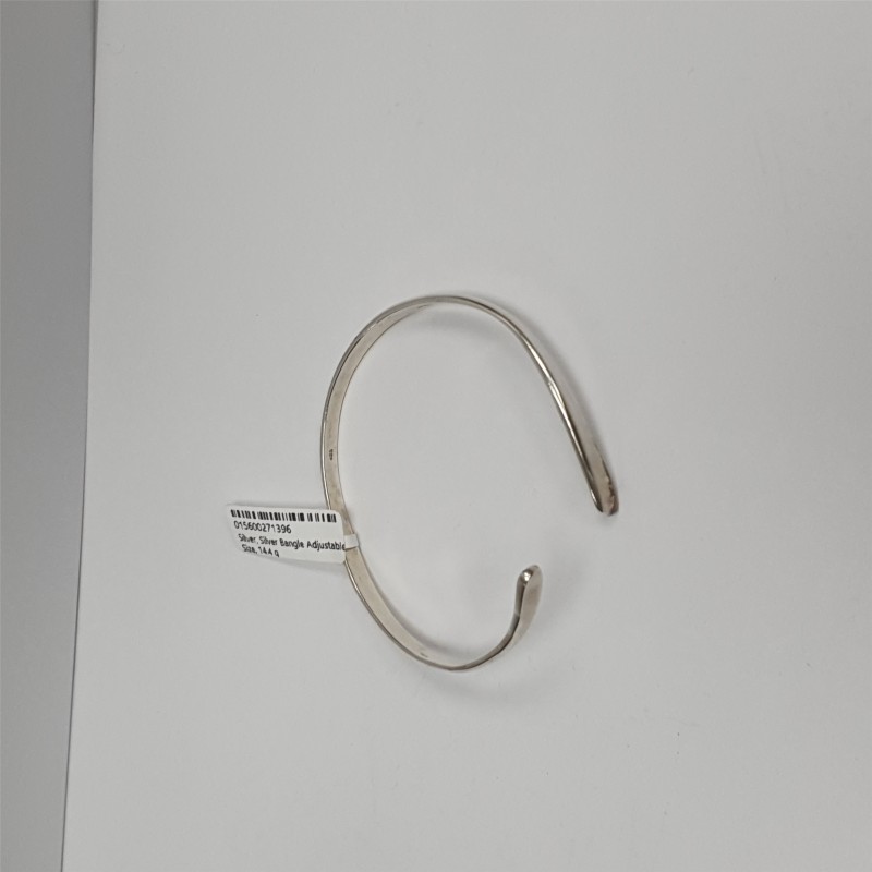 Silver Bangle Adjustable Size Silver Bangle 14.4G | 015600271396 | Cash ...