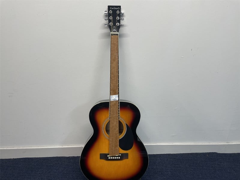 Chicago 6 String Acoustic Guitar - Sunburst - New | 038700344822 | Cash ...