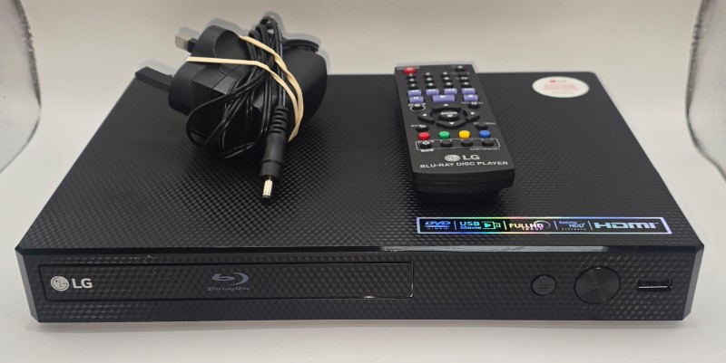 LG LG Bp250 Blu-Ray Disc Player With Power Supply & Remote Control ...
