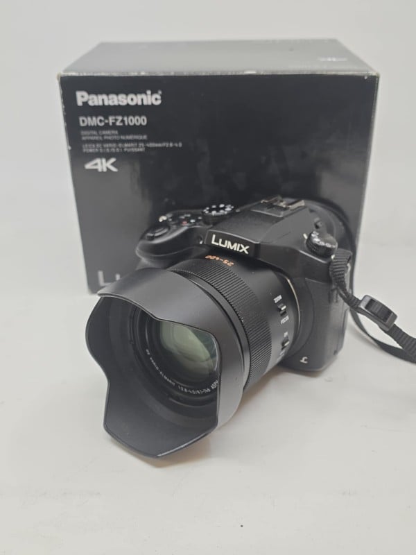 Panasonic Lumix Dmc-Fz1000 20.1Mp 16X Optical Zoom 4K Camera - Black Black | 030700176571 | Cash ...