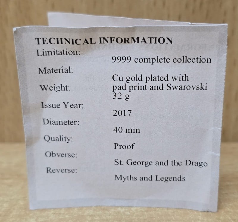 Coin St George And The Dragon Myths And Legends Coin | 046500127958 ...