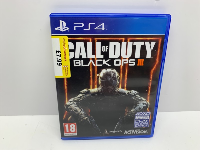 Call Of Duty Black Ops 3 Playstation 4 | 038600319934 | Cash Converters
