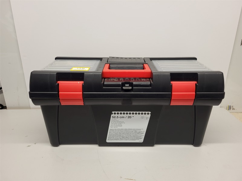 52.5cm. / 20" Tool Box With Selection Of Hand Tools. Black ...