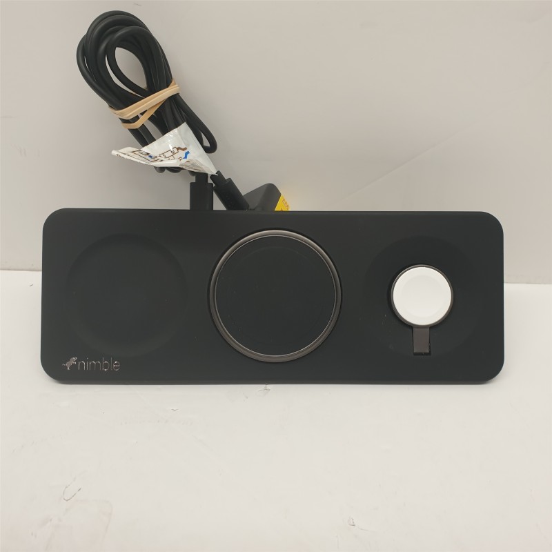 Nimble Podium 3-In-1 Wireless Charging Station For Apple. Black ...
