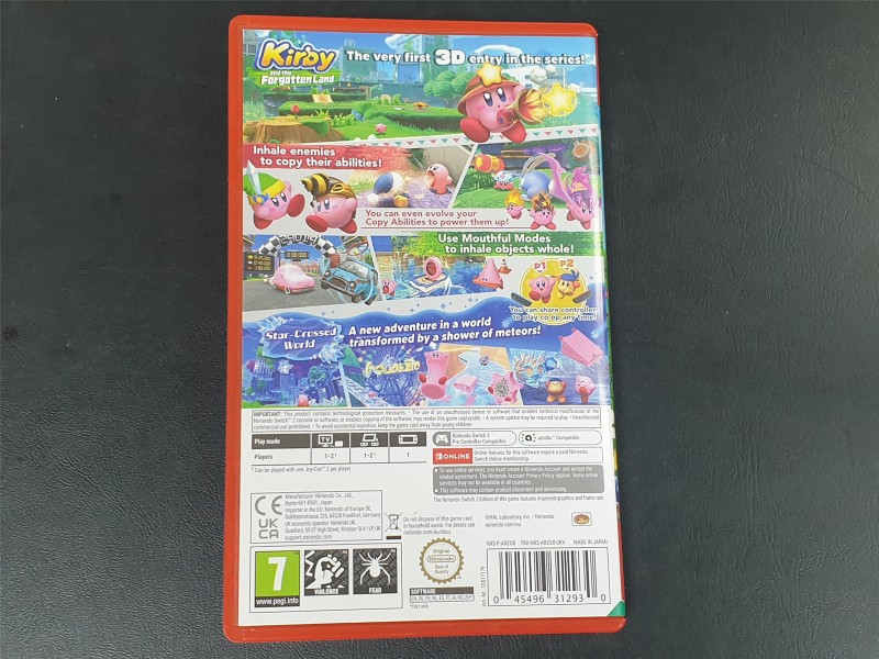 Kirby And The Forgotten Land Nintendo Switch | 027600119964 | Cash ...